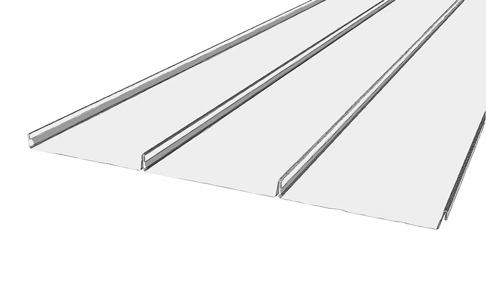 Aggraffatura e aggraffatura angolare IOROI. Soluzione per ampie superfici.